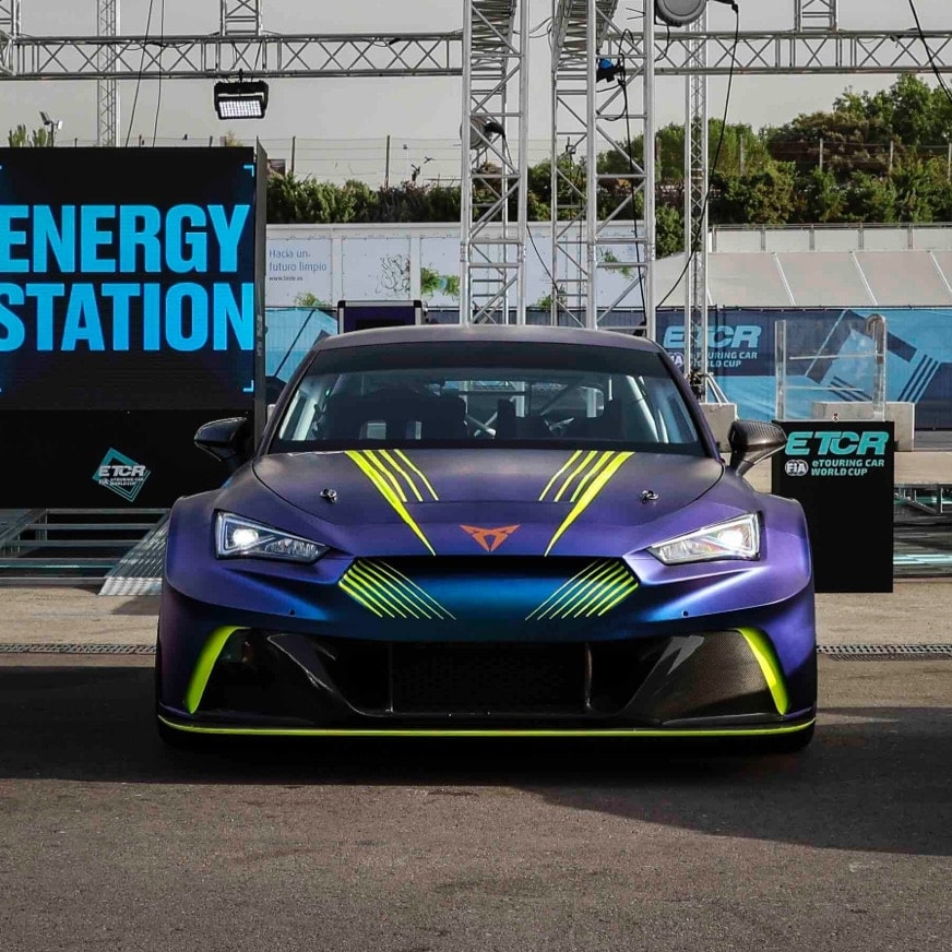 New CUPRA Leon E Racer Electric Racing Car