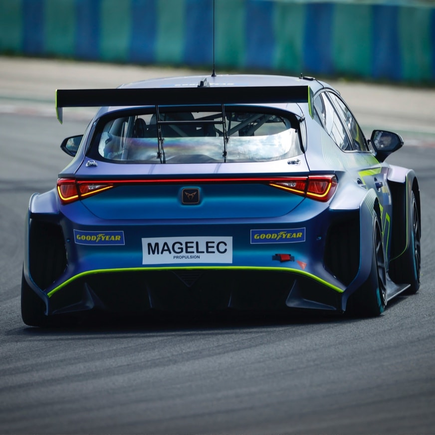 New CUPRA Leon E Racer Electric Racing Car